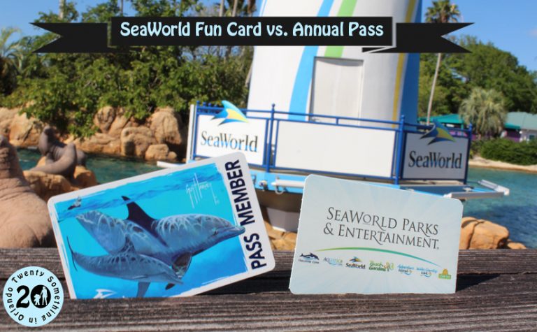 SeaWorld Fun Card vs. Annual Pass • Twenty Something In Orlando